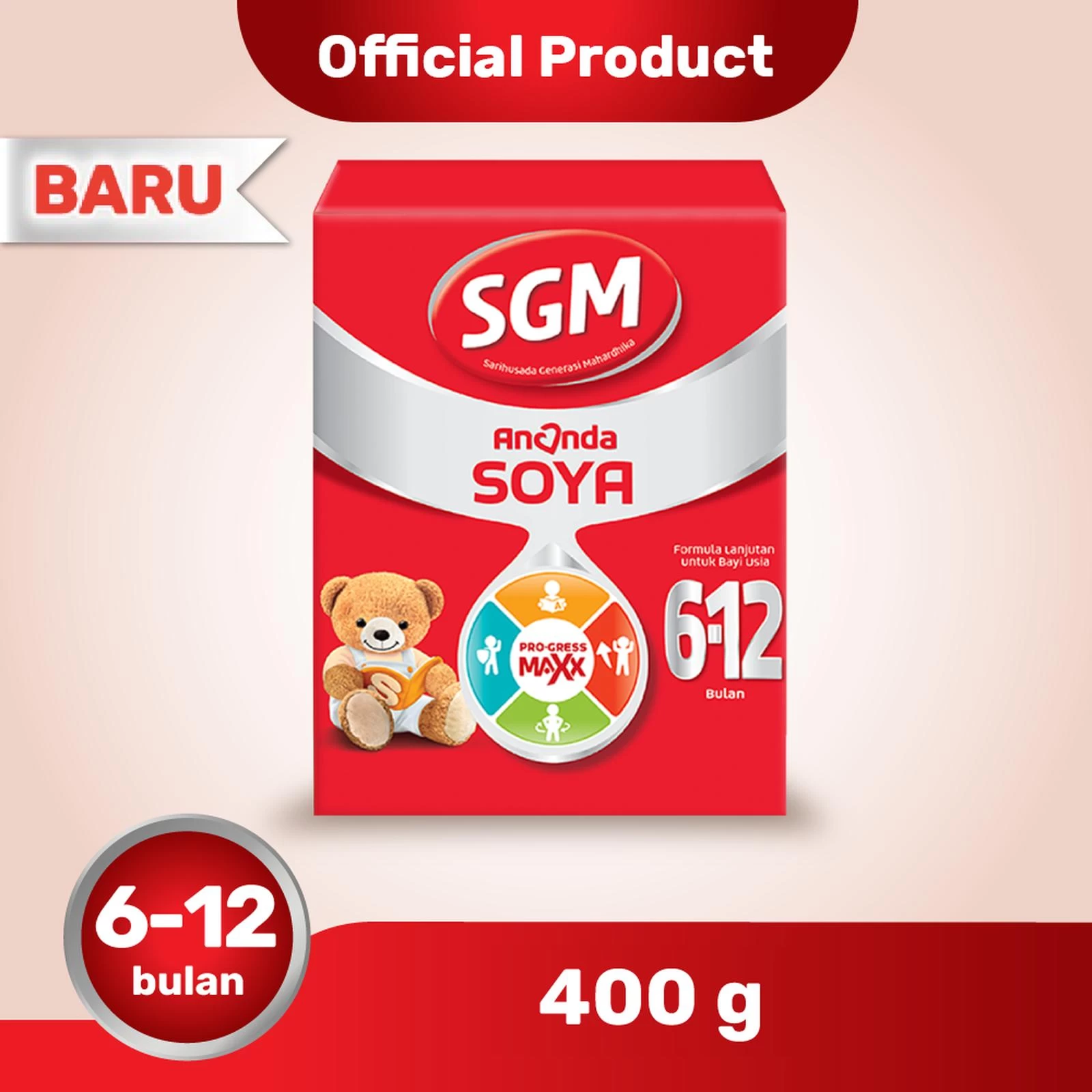SGM ANANDA ISOPRO SOYA 6-12 bulan 400 gr